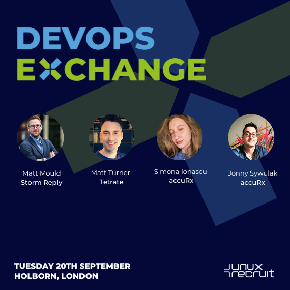 September's DevOps Exchange back at our pre-Covid home of Sainsbury's Digital brought together ...